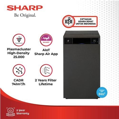 Promo Sharp Air Purifier FX-S120Y-H Purefit Series 84m2 / FXS120YH / FX ...