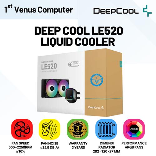 Jual DeepCool LE520 ARGB - 240mm AIO Liquid - CPU Cooler / COM59-DEE ...