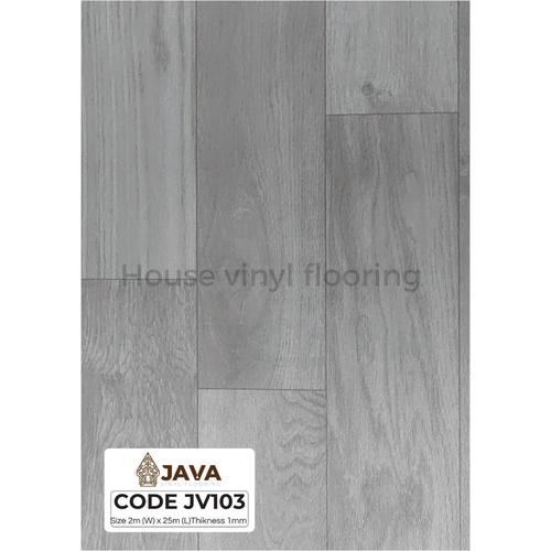 Jual vynil roll lantai motif kayu ketebalan 1mm JV103 warna abu/Roll ...