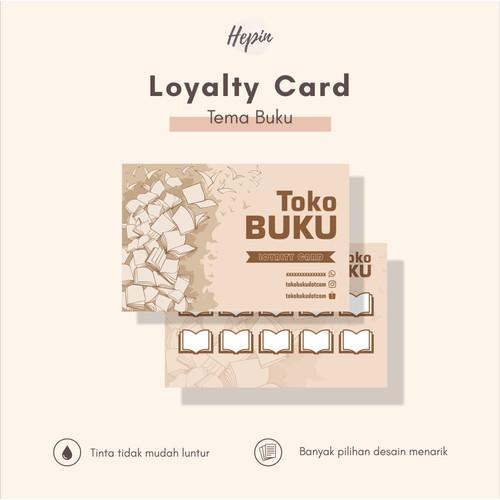 Jual KARTU MEMBER LOYALTY CARD + STAMP STIKER CUSTOM DESIGN KARTU STAMP ...