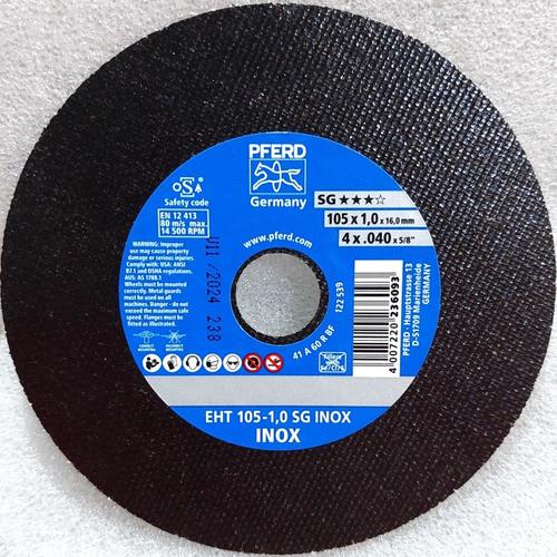 Jual Cut-off Wheel EHT 105-1,0 SG INOX PFERD Mata Gerinda Potong 4 ...