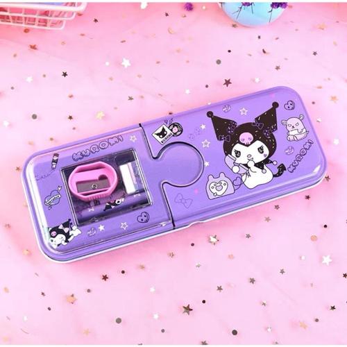 Jual READY STOK tempat pensil kaleng + stationery karakter kotak pensil ...