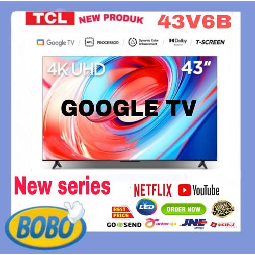 Jual TCL LED TV ANDROID SMART UHD 4K 43A8 43 inch - 43V6B Google TV - Jakarta Barat - Bobo ...
