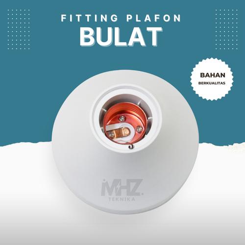 Jual Fitting Fiting Lampu Bulat Socket E27 Plafon Atap Dinding Original ...