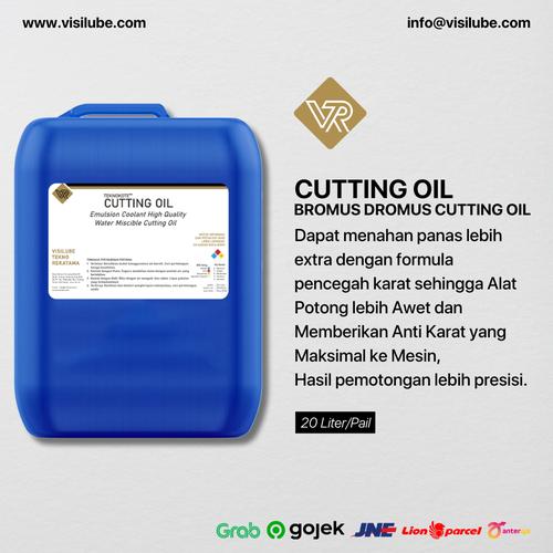 Jual Bromus Dromus Cutting oil/minyak potong mesin bubut/coolant/20 ...