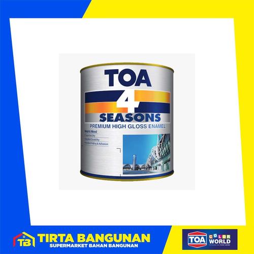Jual TOA 4 SEASON PREM HIGH GLOSS ENAMEL / CAT KAYU & BESI READY MIX 0. ...