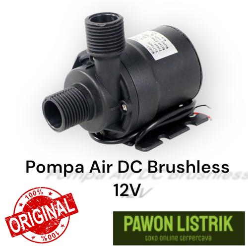 Jual Taffware Pompa Air Mini Brushless Aquarium DC 12V 30W Pompa ...