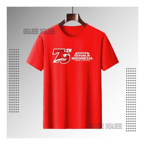 Jual KAOS HUT RI 17 AGUSTUS KAOS WANITA DAN PRIA UKURAN DEWASA HUT RI ...