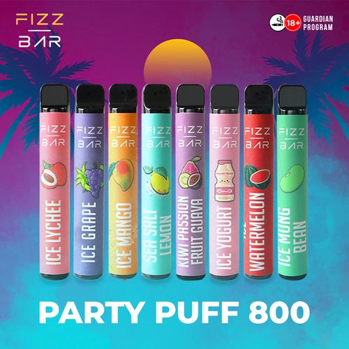 Promo FIZZ BAR Disposable - FULL PACKAGE PARTY PUFF 800 (FRUITY SERIES ...