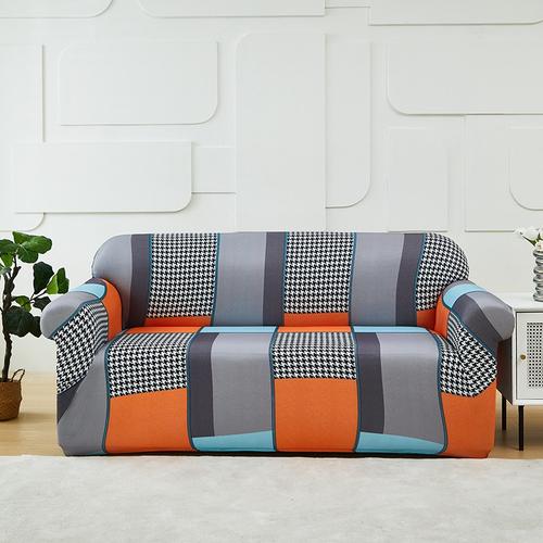 Jual Elastic Sofa Cover Pattern Sarung Penutup Sofa Elastis Stretch ...