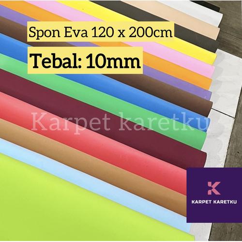 Jual Spon Eva Polos // Tebal 10mm // Warna Warni // (120x200cm) // Busa ...
