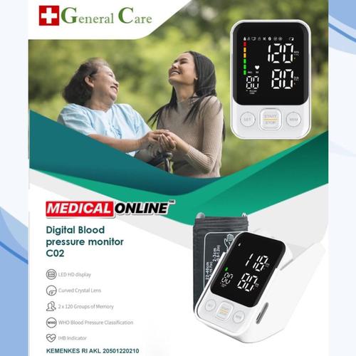 Jual TENSIMETER GENERAL CARE C02 / TENSI DIGITAL GC MEDICAL ONLINE ...