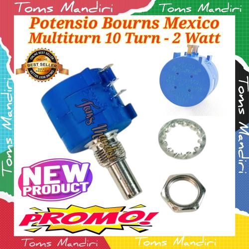 Jual Potensio 100/200/500/1K/2K/5K/10K/20K/50K/100K OHM Bourns Mexico ...