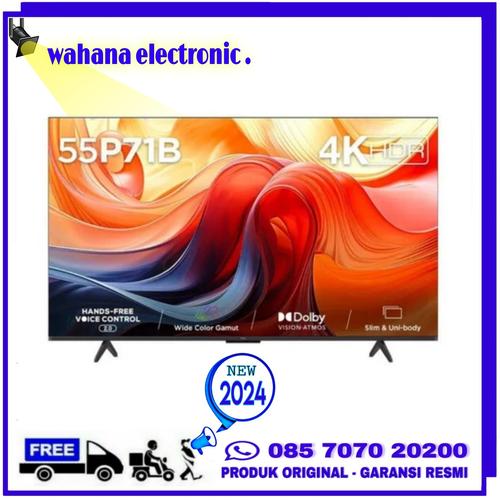 Jual TCL 43P71B 50P71B 55P71B LED TV 4K SMART ANDROID GOOGLE TV 43 50 ...