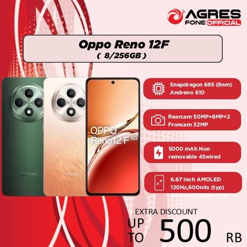 Promo OPPO Reno 12F 8/256GB Garansi Resmi Oppo Indonesia - Grey, UNIT ...