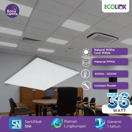 Jual Ecolink LED Panel PL007 36W 36 Watt 36 W 36Watt Bergaransi 1 Tahun - NW4000K, 60x60 ...