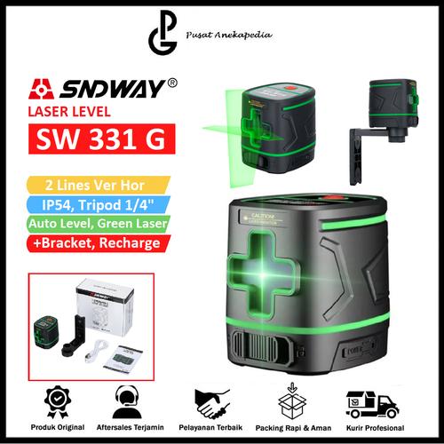 Promo SW-331G Cross Laser 2 Lines Self Leveling - Rechargeable Green ...