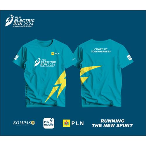 Jual BAJU KAOS PLN ELECTRIC RUN 2024 TERBARU KAOS ACARA PLN - Kaos ...