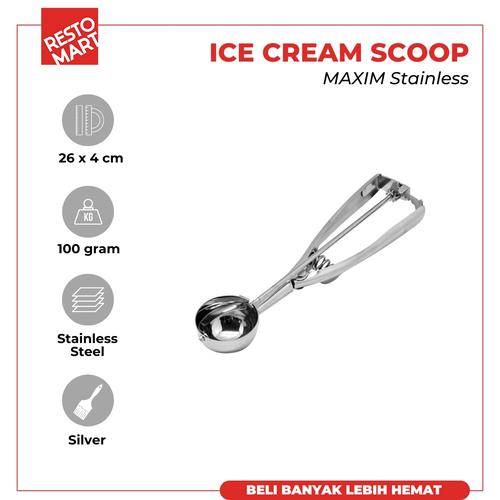 Promo sendok es krim /S/S Ice Cream Scoop -MAXIM -Stainless(1515098 ...