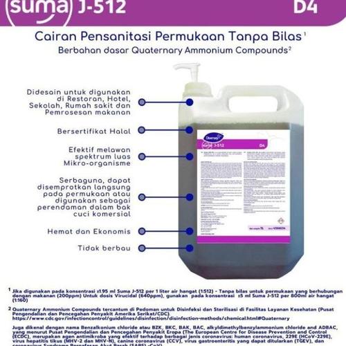 Jual Diversey SUMA J512 Disinfectant (5 liter) - Kota Tangerang - Green ...