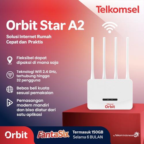 Jual Telkomsel Orbit Star A1 Modem Router Modem Wifi 4G Free Perdana ...