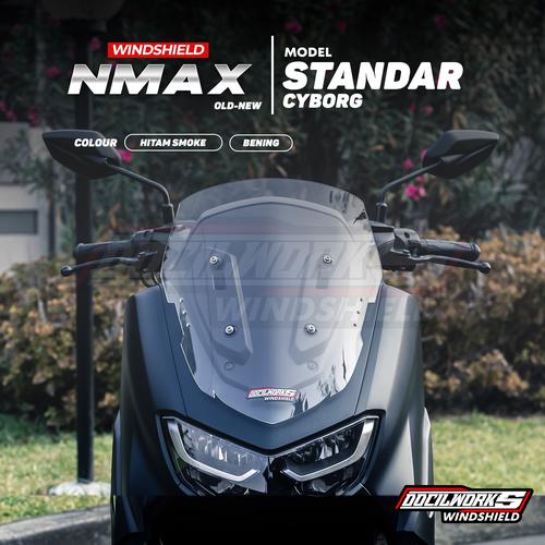 Jual Docilworks - Visor Windshield Standar Cyborg Bening Nmax New 3MM ...
