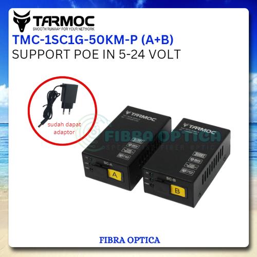 Jual Tarmoc TMC-1SC1G-50KM-P | Media Converter 1 FO 1 LAN Gigabit HTB GS03 - 1SC1G-P-V1 (A ...