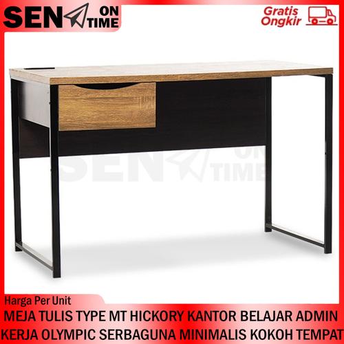 Jual [Instant] Meja Kantor Belajar Mt Hickory Tulis Tipe Admin Kerja ...