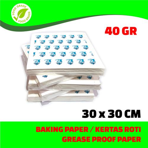 Jual Kertas Roti / Baking Paper / Greaseproof Paper 40 gr - Custom Logo ...