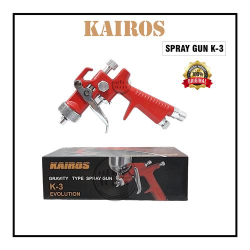 Jual Spray Gun KAIROS K 3 Alat Semprotan Cat Kompresor Angin K3 ...