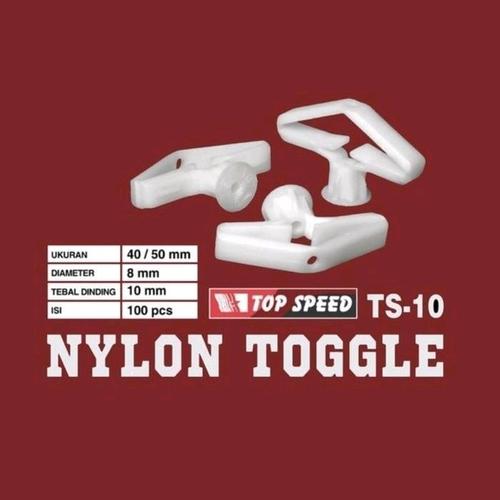 Jual Fisher Gypsum Nylon / Viser Gypsum Nylon Toggle Top Speed 1 Pack ...
