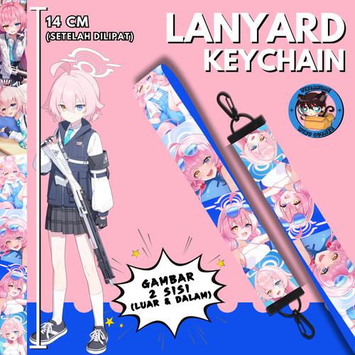 Jual Lanyard Strap Anime 2 Sisi / Takanashi Hoshino Blue Archive ...