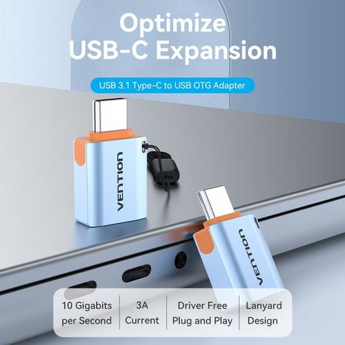Jual USB OTG C to A USB 3.1 10Gbps 3A USB Type-C Male to USB Type-A ...