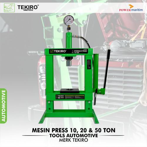 Jual Mesin Press 10 20 dan 50 Ton Merk Tekiro Alat Tekan Hydraulic ...
