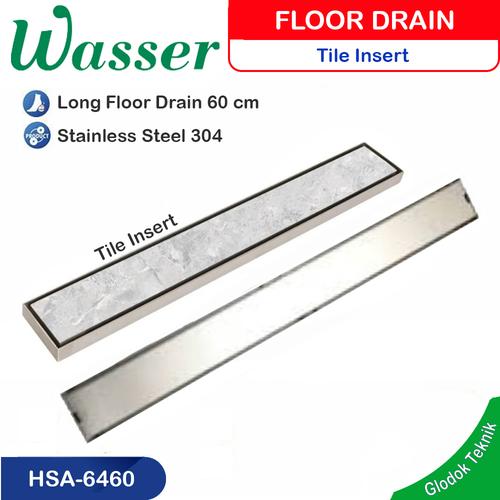 Jual Wasser Long Tile Floor Drain 60 cm - Floor Strainer - Saringan HSA ...