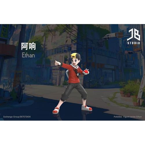 Jual Pre Order Pokemon Trainer Ethan/Gold By JB Studio - Game Ethan ...