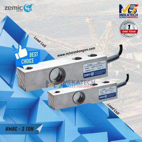Jual Load Cell / Sensor Berat Timbangan Lantai Zemic HM8C kapasitas 2 ...