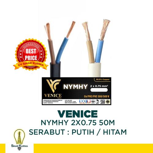 Jual Kabel Listrik NYMHY 2x0.75 2x0,75 50M| VENICE Kabel Serabut SNI ...