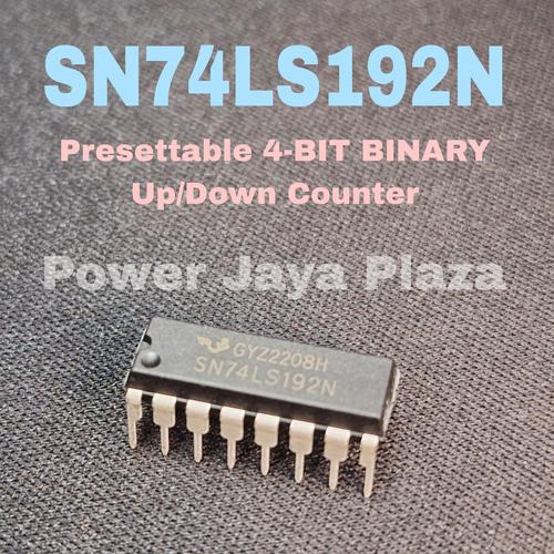 Jual IC 74LS192 74LS192N Presettable 4-Bit Binary up/down counter ...