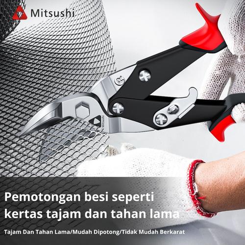 Jual Mitsushi Gunting Baja Ringan Serbaguna 10 Inch Panjang 250mm ...