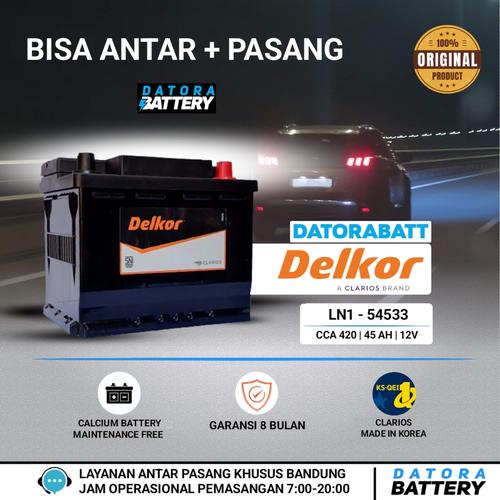 Jual Aki mobil Delkor 54533 420 cca 12v 45 Ah - Tidak Tukar Aki - Kota Bandung - DATORABATT ...