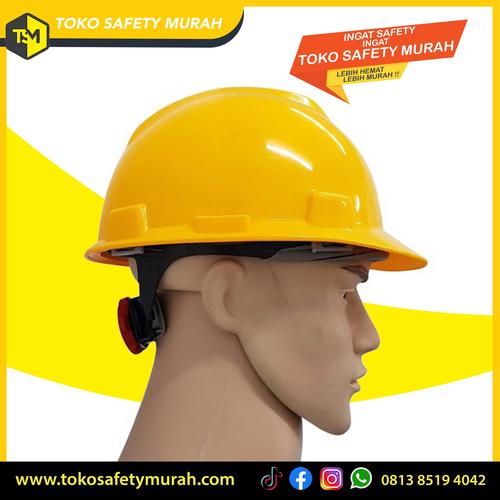 Jual Helm Proyek SNI MSA Lokal V Gard safety Helmet + Fastrack - Kuning ...