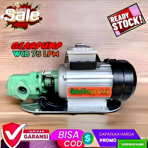 Jual Gear Pump WCB-75 1Hp 220V 75LPM Pompa Solar/Oli Pompa cairan ...