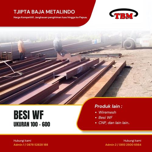 Jual besi wf 100 150 200 250 300 400 450 panjang 12 meter SNI - Kota ...