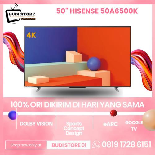 Jual LED TV 50" HISENSE 50A6500K ANDROID TV UHD 4K GOOGLE TV - Jakarta ...