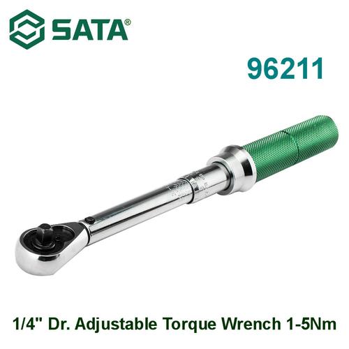 Jual Kunci Mekanikal Torsi Momen 1/4" Torque 1-5Nm 96211 SATA TOOLS ...