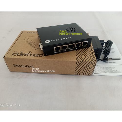 Jual Mikrotik 450Gx4 Mikrotik RB450Gx4 Router Indoor Mikrotik RB450G x4 ...