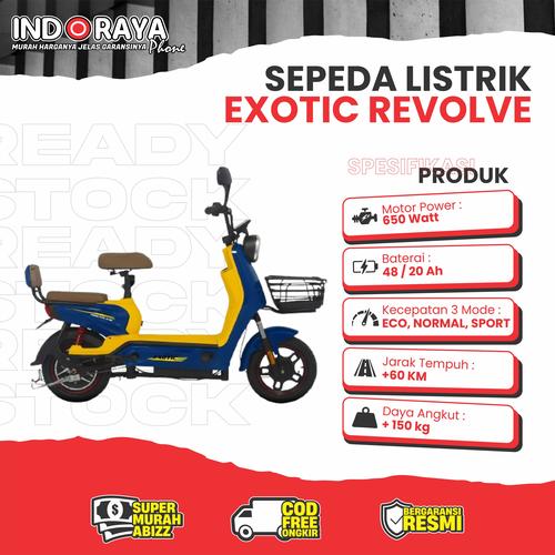 Jual EXOTIC REVOLVE E-Bike Sepeda Listrik Electric Original - Garansi ...
