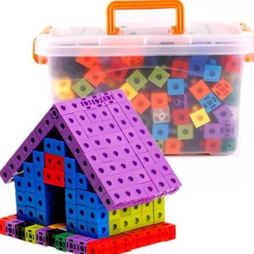 Jual SGS math cubes link cubes mainan berhitung - balok matematika ...