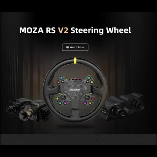 Promo MOZA RACING RS V2 Steering Wheel Leather - Racing Simulator Cicil ...